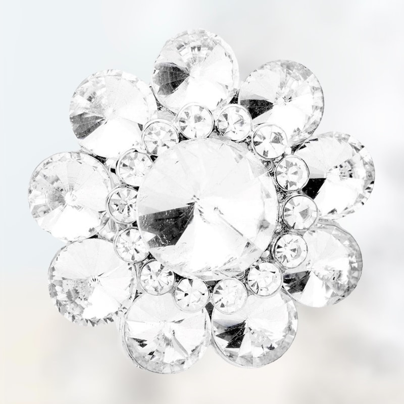 Rhinestone Stretch Ring - Etsy