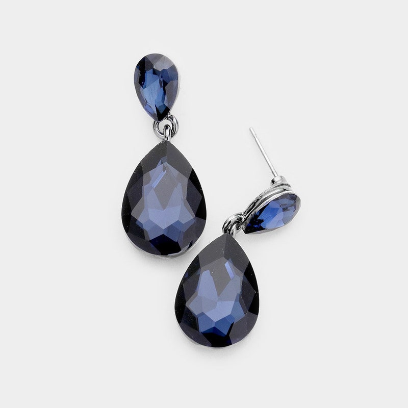 Blue Earrings - Etsy