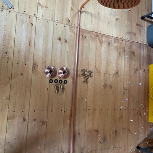 Copper Mixer Shower Kit - Etsy
