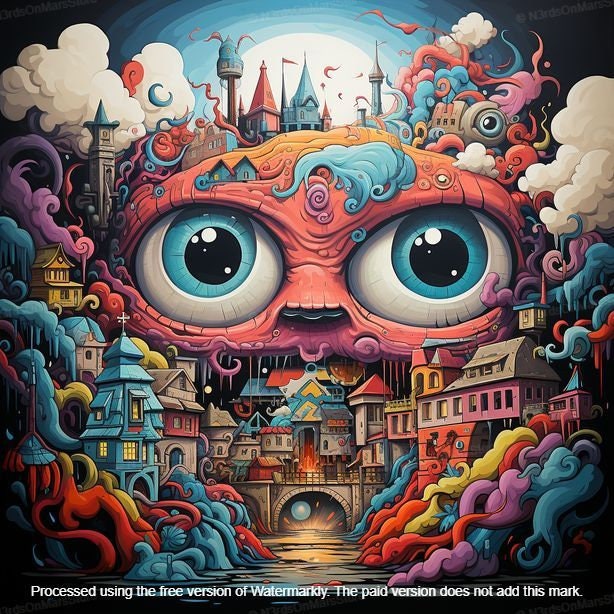 Clowntown V1 limited Edition Lowbrow Art, Weird Art, Pop Surrealism ...