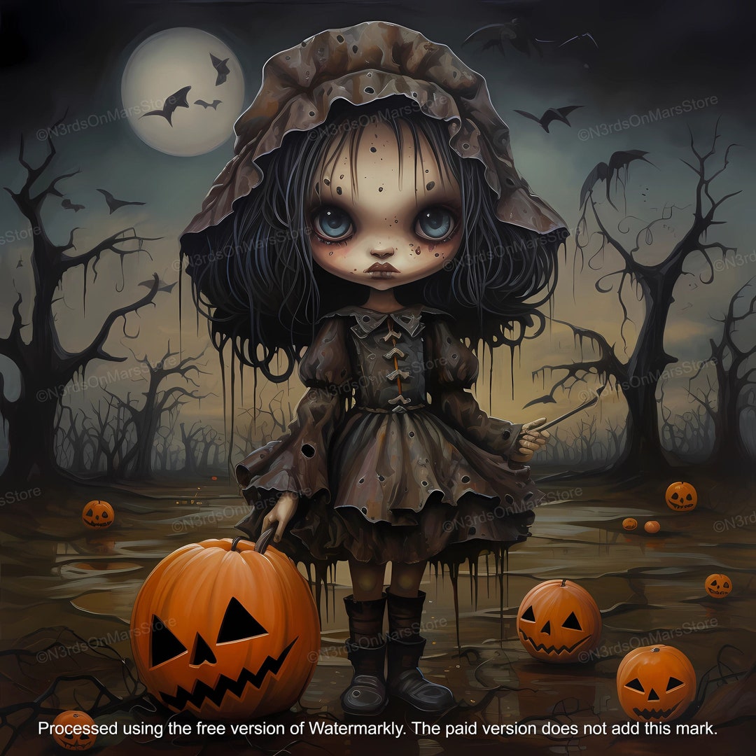 Happy Halloween Mummy - Limited Edition, Printable Art, Pop Surrealism ...