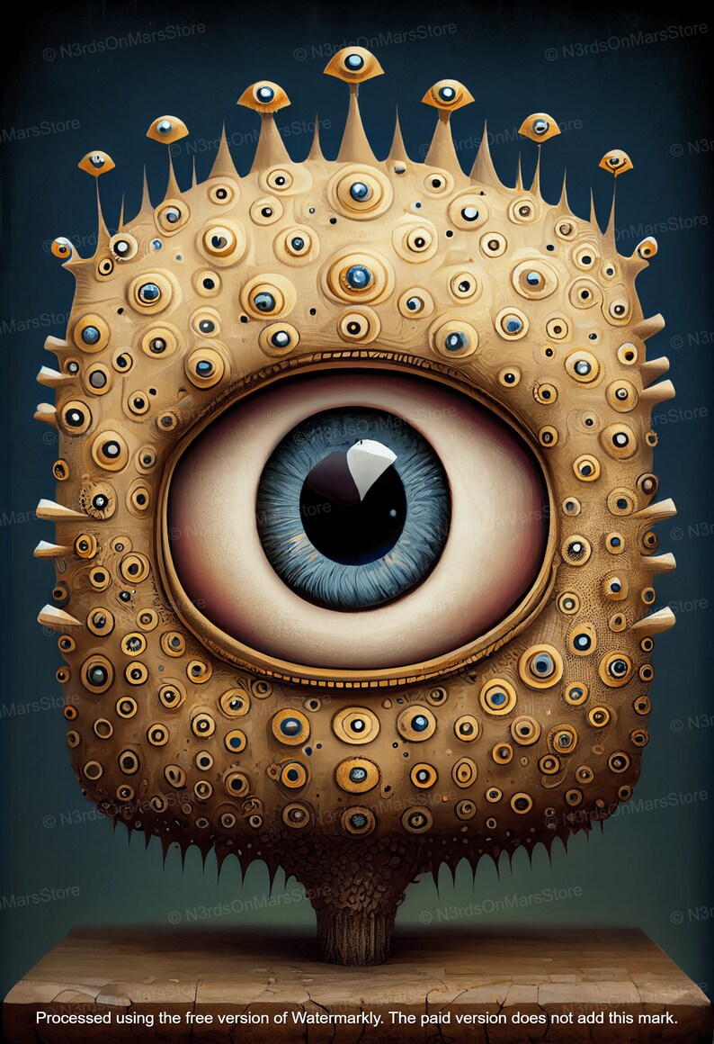 Eye Tree limited Edition Lowbrow Art, Weird Art, Pop Surrealism ...