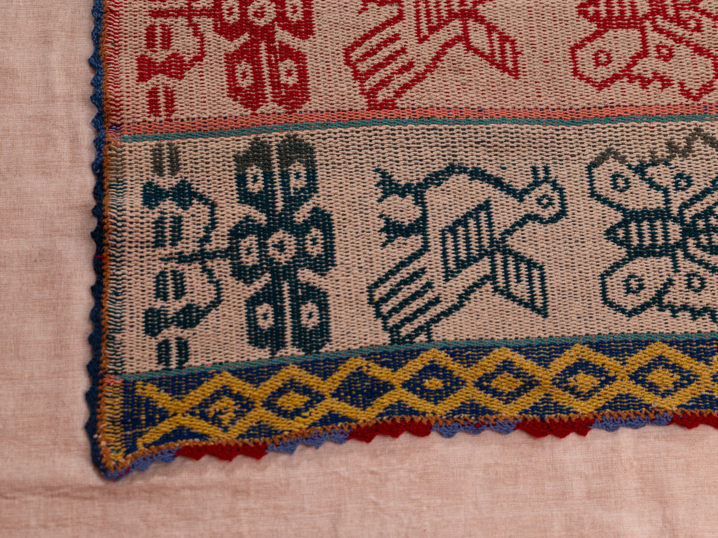 Amazing Peruvian Rug Art Carpet Colorful Blanket - Etsy