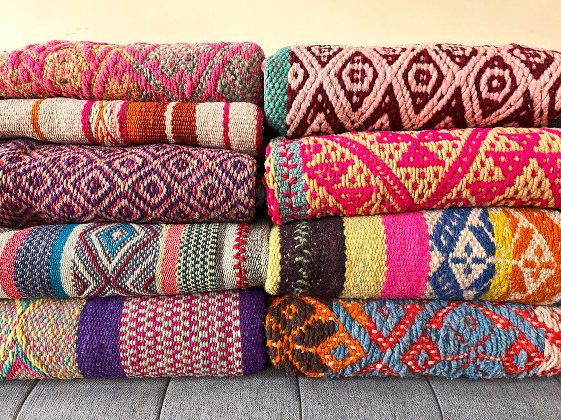 WHOLESALE Blankets / Rugs - Bulk Sale Beautiful Peruvian Blanket ...