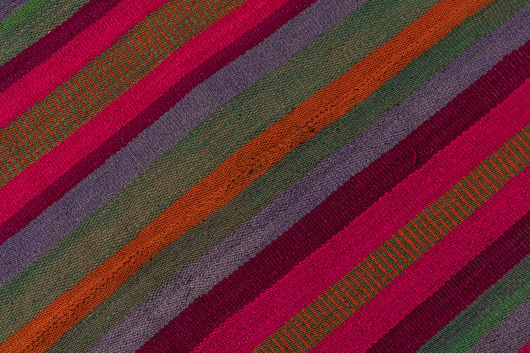 Authentic Peruvian Rug 4.43 Ft X 4.59 Ft 2.3kg Sheep Wool Rug Handmade ...