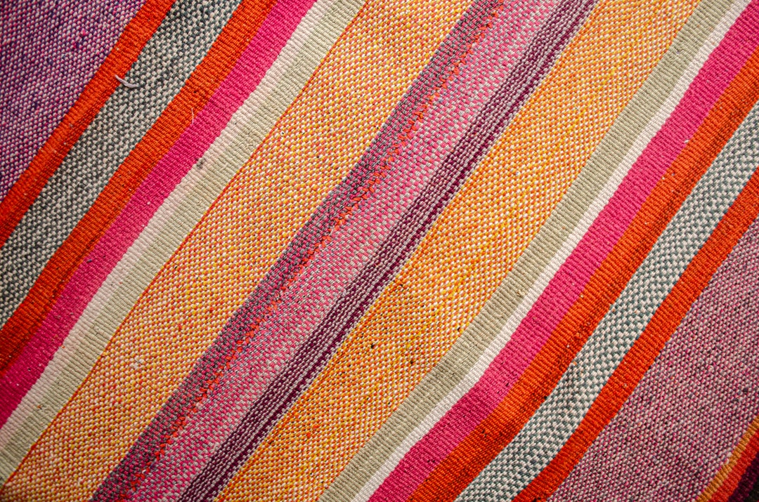 Peruvian Blanket Frazada Peru Rug Sheep Wool Rug Stripes Wool Rug ...