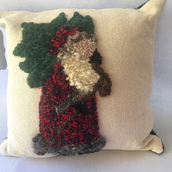 Santa Carrying Tree | Etsy