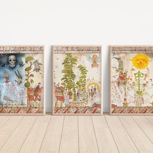 Midsommar Mural 3 X A3/A4 Unframed Prints - Etsy