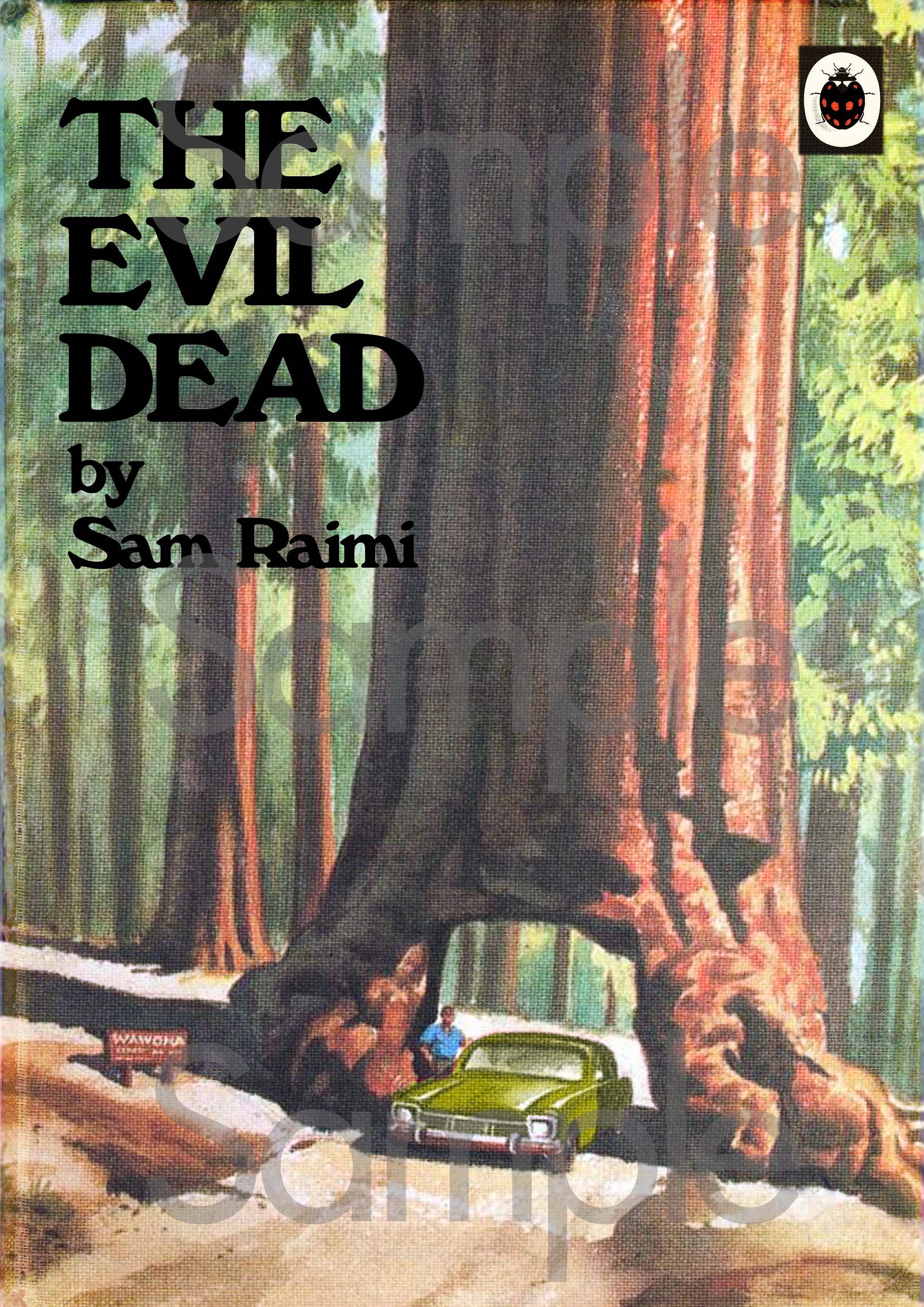 Sam Raimi's The Evil Dead - Ladybird Book Replica - A4 Und Print