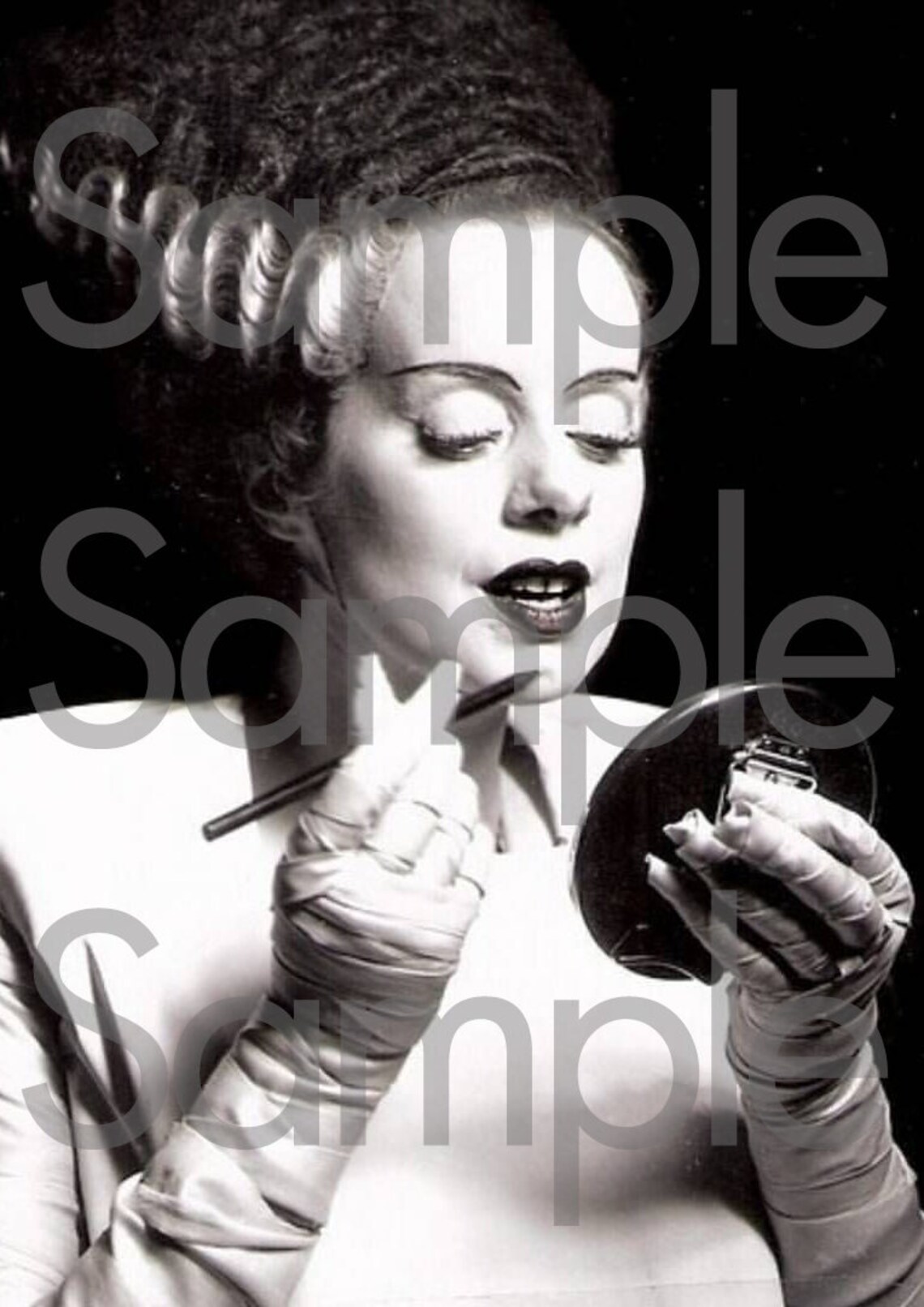 Elsa Lanchester The Bride of Frankenstein Behind The | Etsy