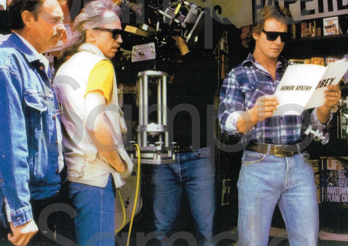 John Carpenter's They Live Behind the Scenes A4 Photo and - Etsy