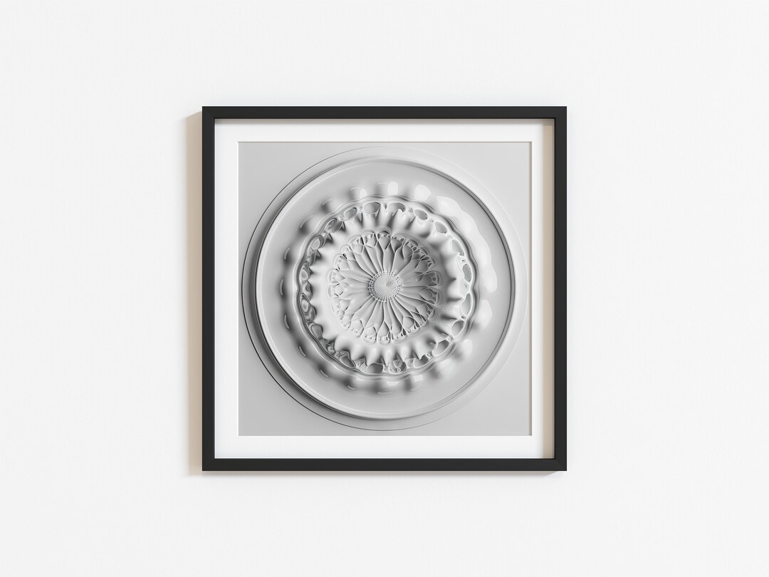 Cymatics Digital Artwork for Download Square - Etsy
