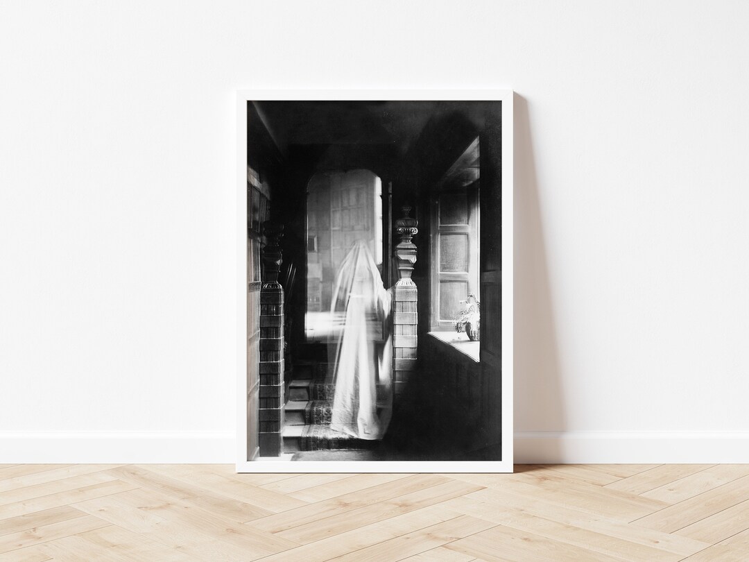 Vintage Ghost Photograph - Unframed A4/A3 Digital Print - Home Decor ...