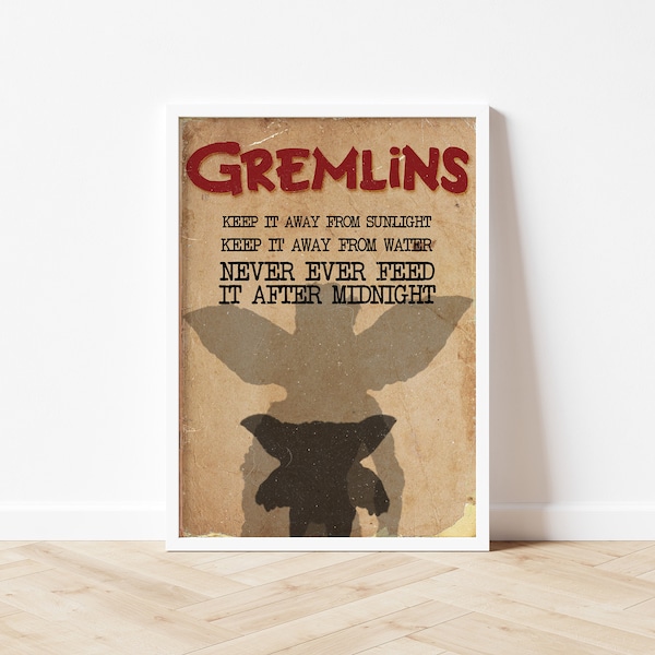 Gremlins Poster - Etsy