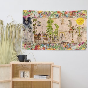 Midsommar Mural - Flag - Tapestry - Wall Hanging 150cm X 95cm - Etsy