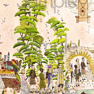 Midsommar Mural 3 X A3/A4 Unframed Prints - Etsy