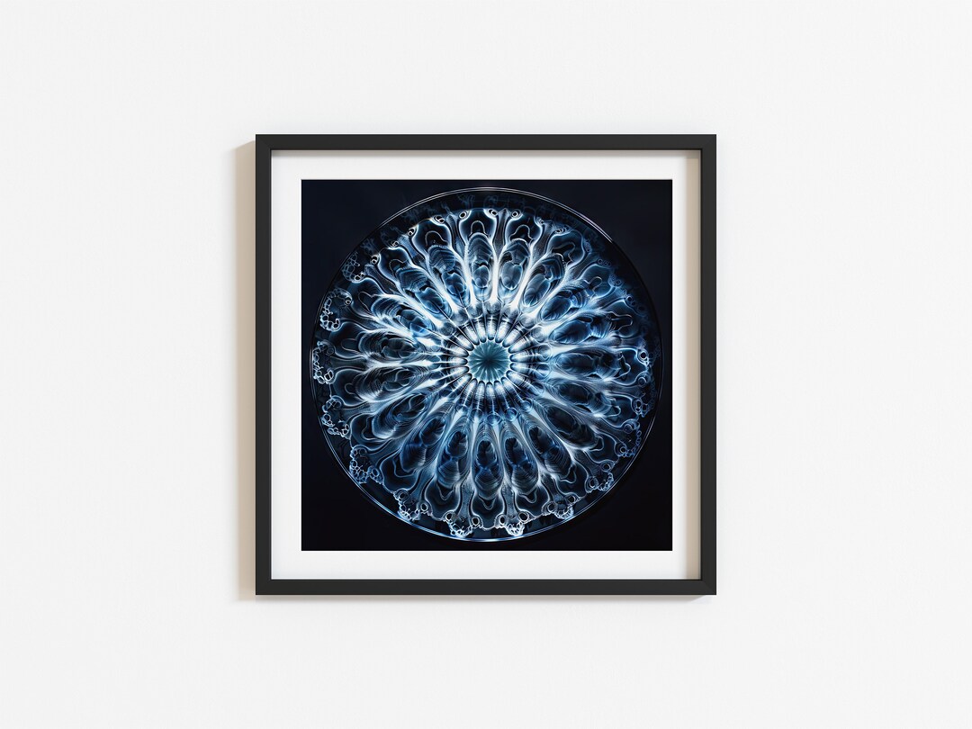 Cymatics Digital Artwork for Download Square - Etsy