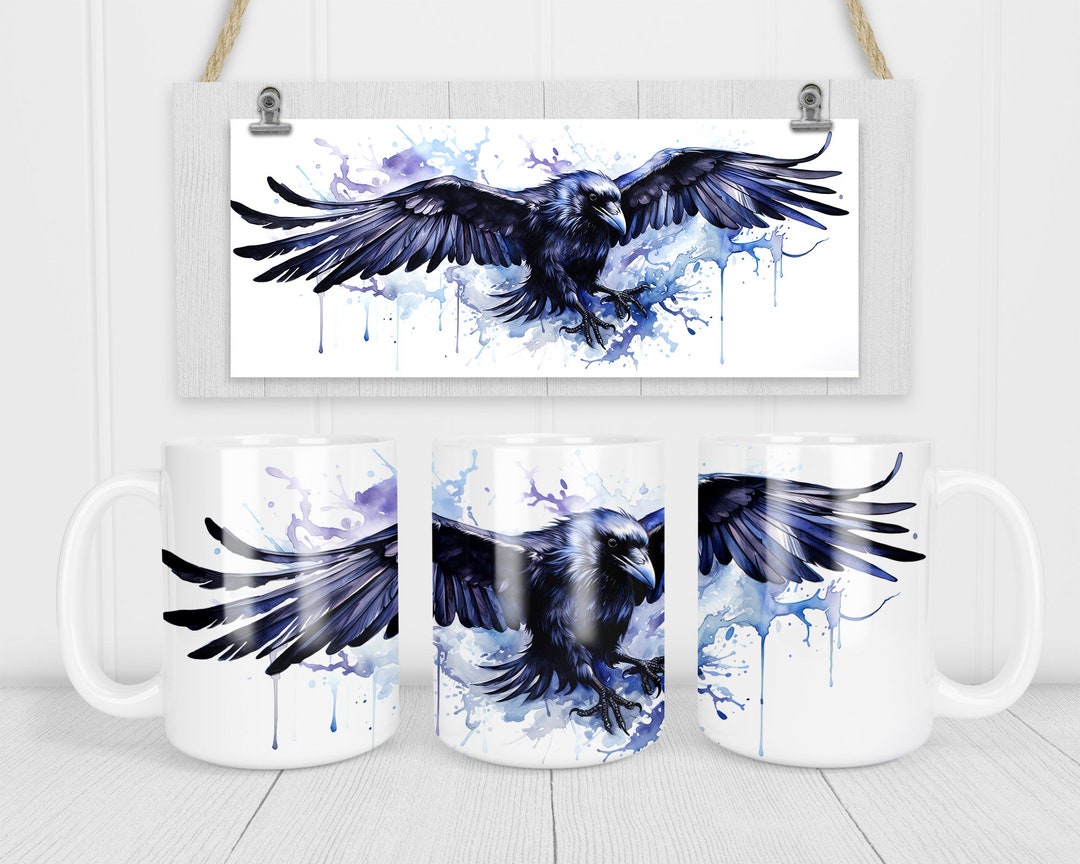 Gothic Raven Mug Unique Kitchenware - Etsy