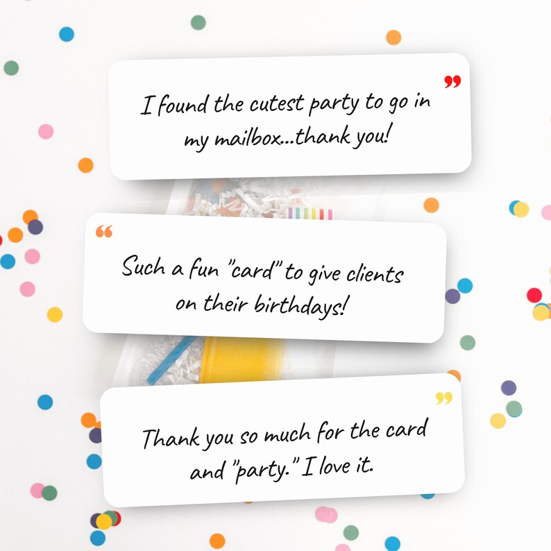 Virtual Birthday Party Card Mini Birthday Gift Box W/ Paper Crown ...