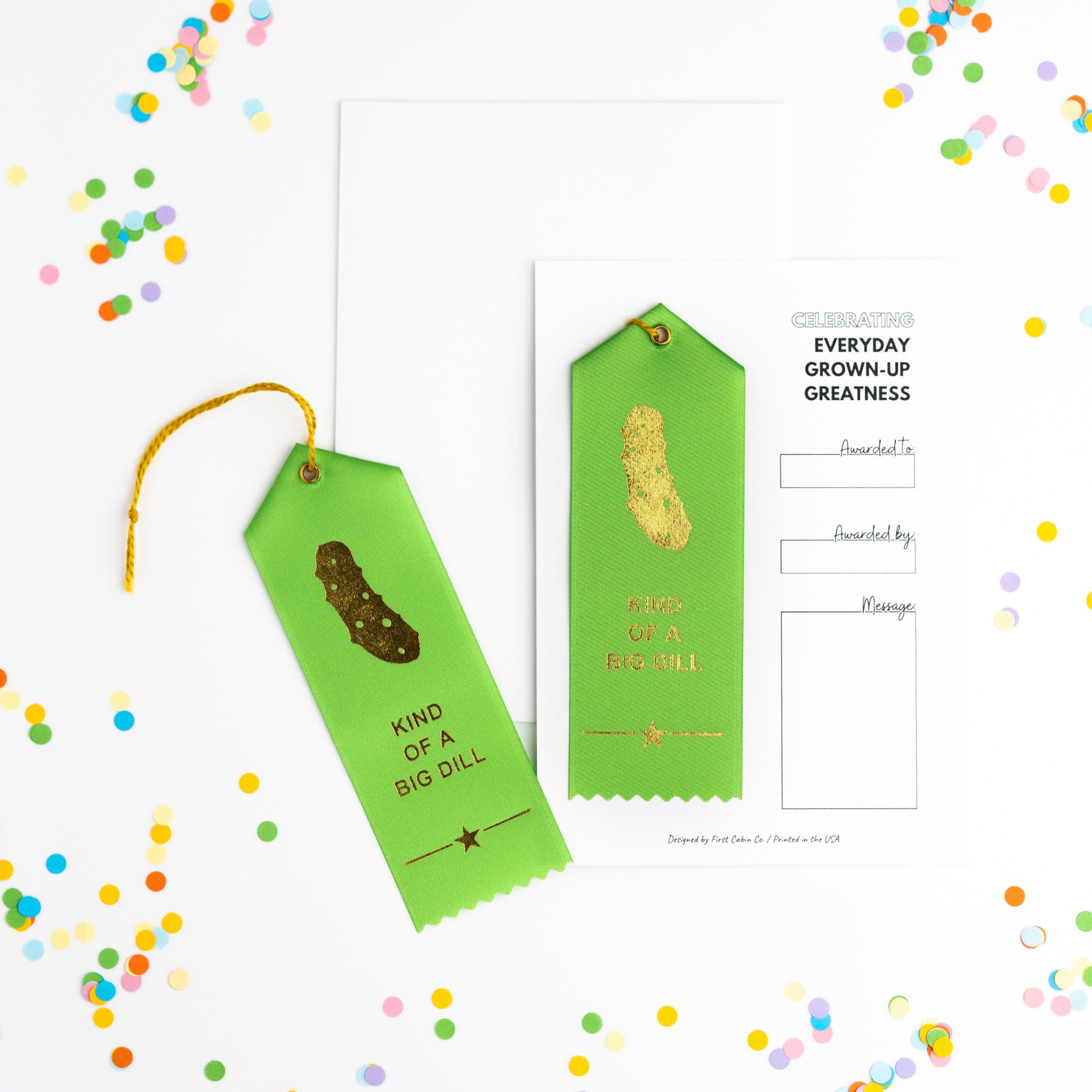 Funny Award Ribbon: Kind of a Big Dill - Congratulations Gift - Etsy