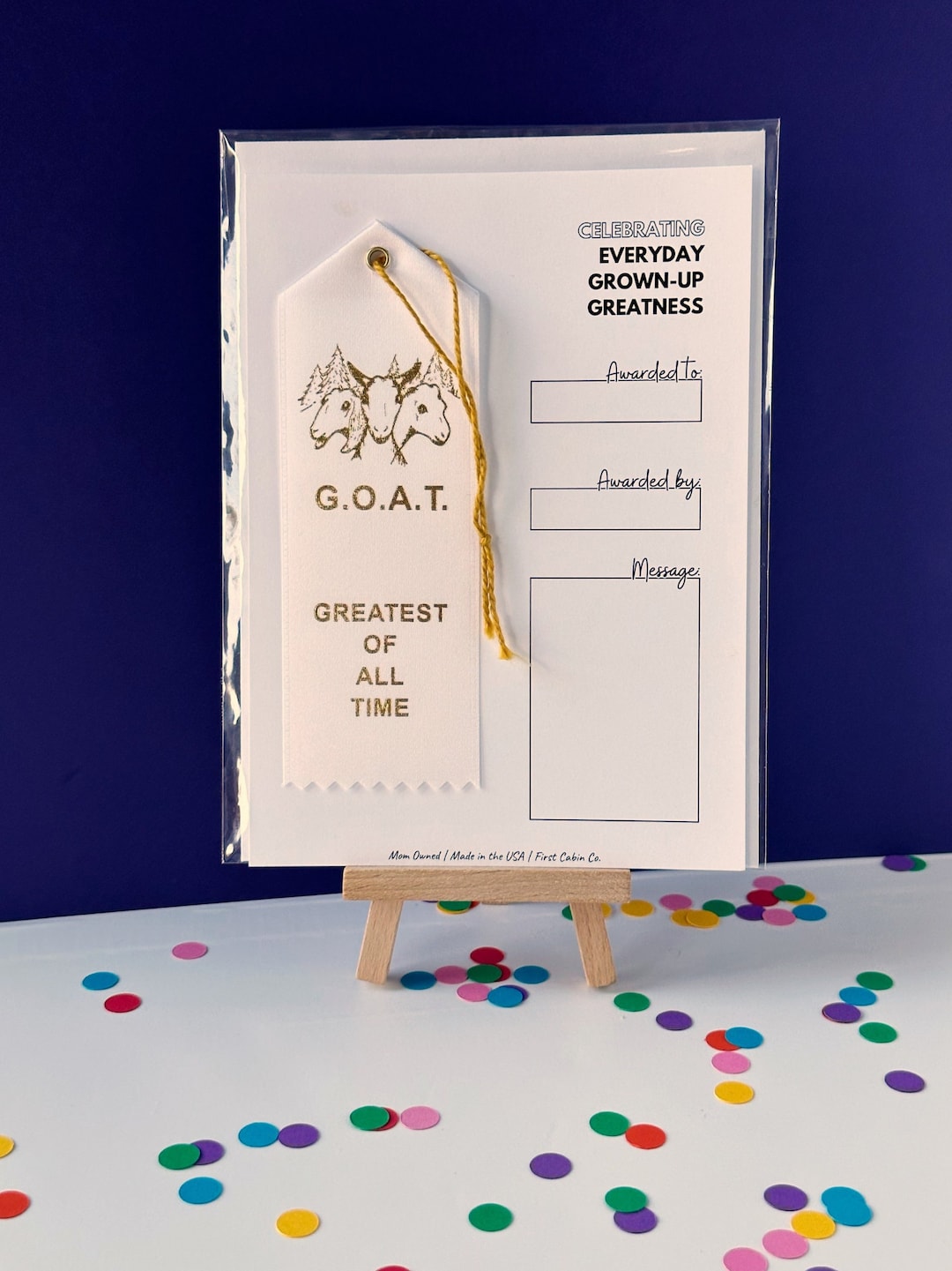 G.o.a.t.greatest of All Time Award Ribbon - Etsy