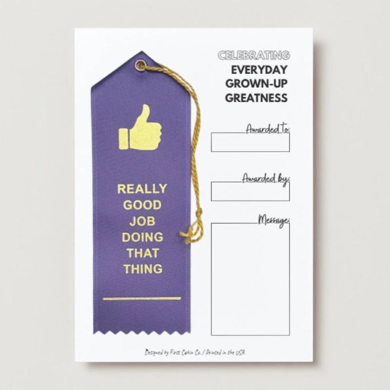 Good Job Ribbons - Etsy