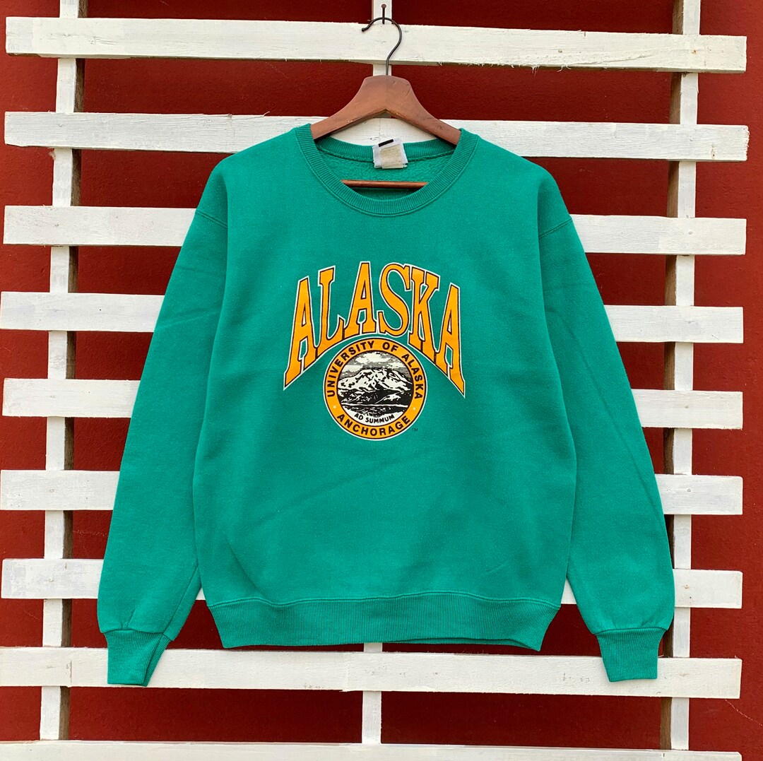 Rare! Vintage 1990s LEE University of Alaska Anchorage Crewneck ...