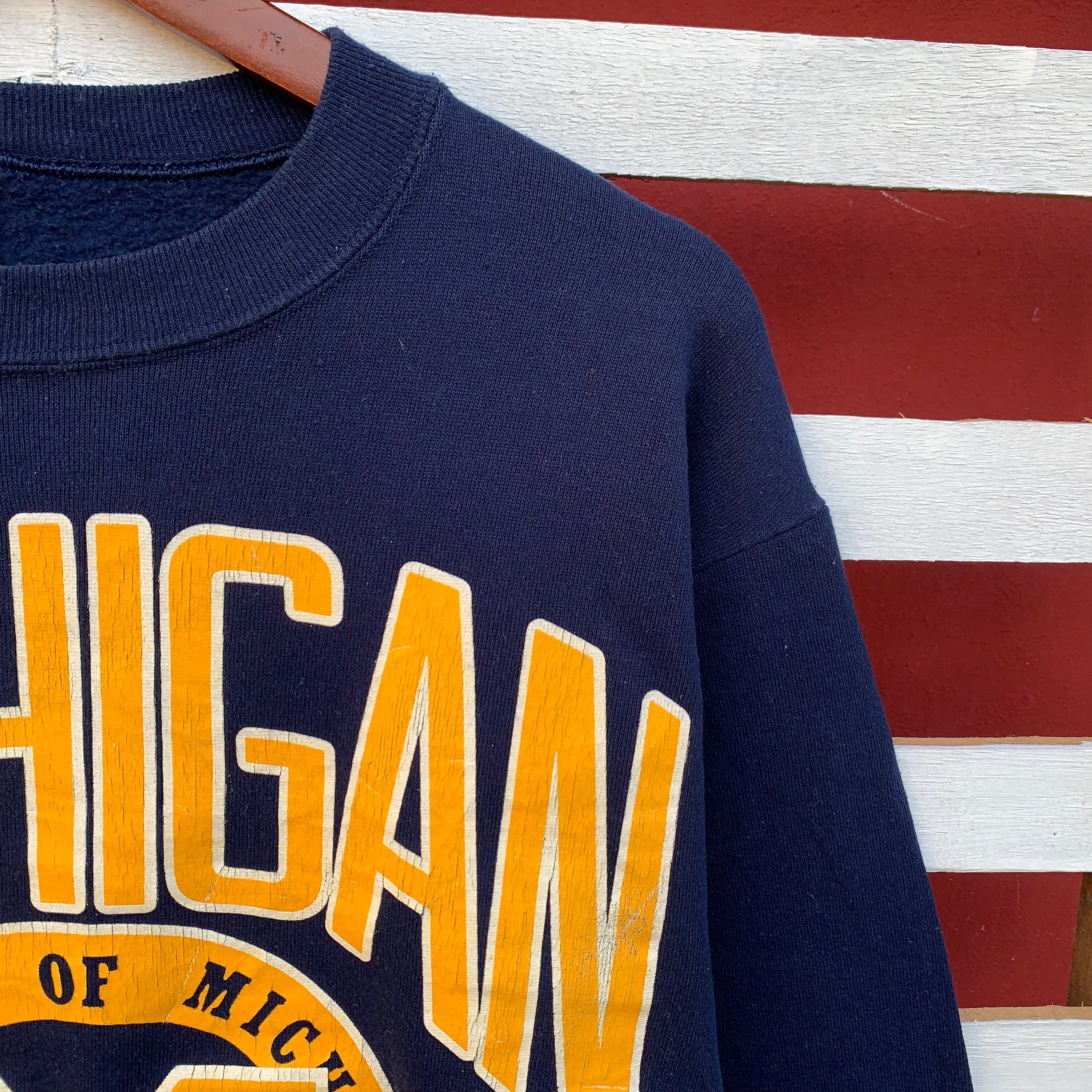Rare! Vintage 1990s SIGNAL University of Michigan Wolverines Crewneck ...
