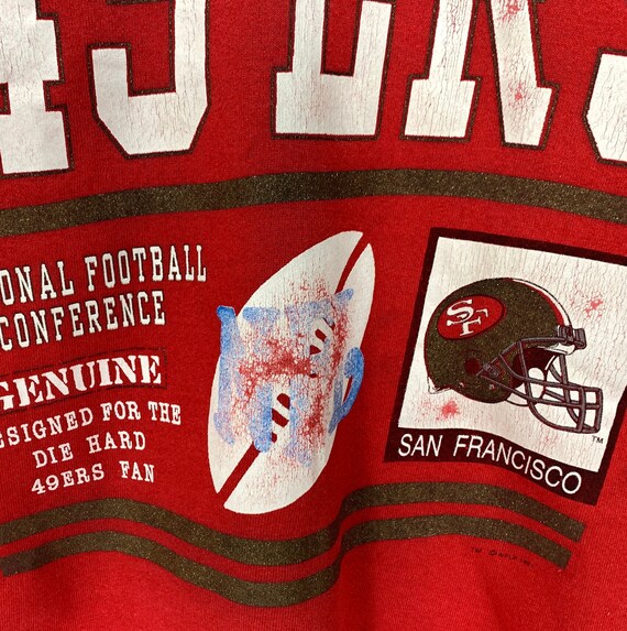 Rare! Vintage 1990s SIGNAL San Francisco 49ers Crewne… - Gem