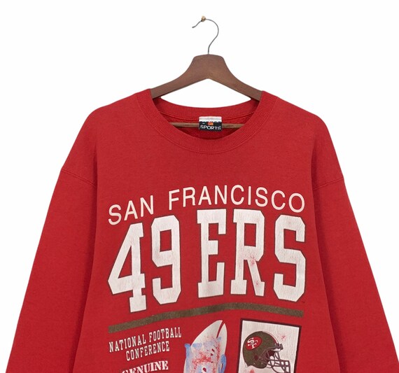 Rare! Vintage 1990s SIGNAL San Francisco 49ers Crewne… - Gem