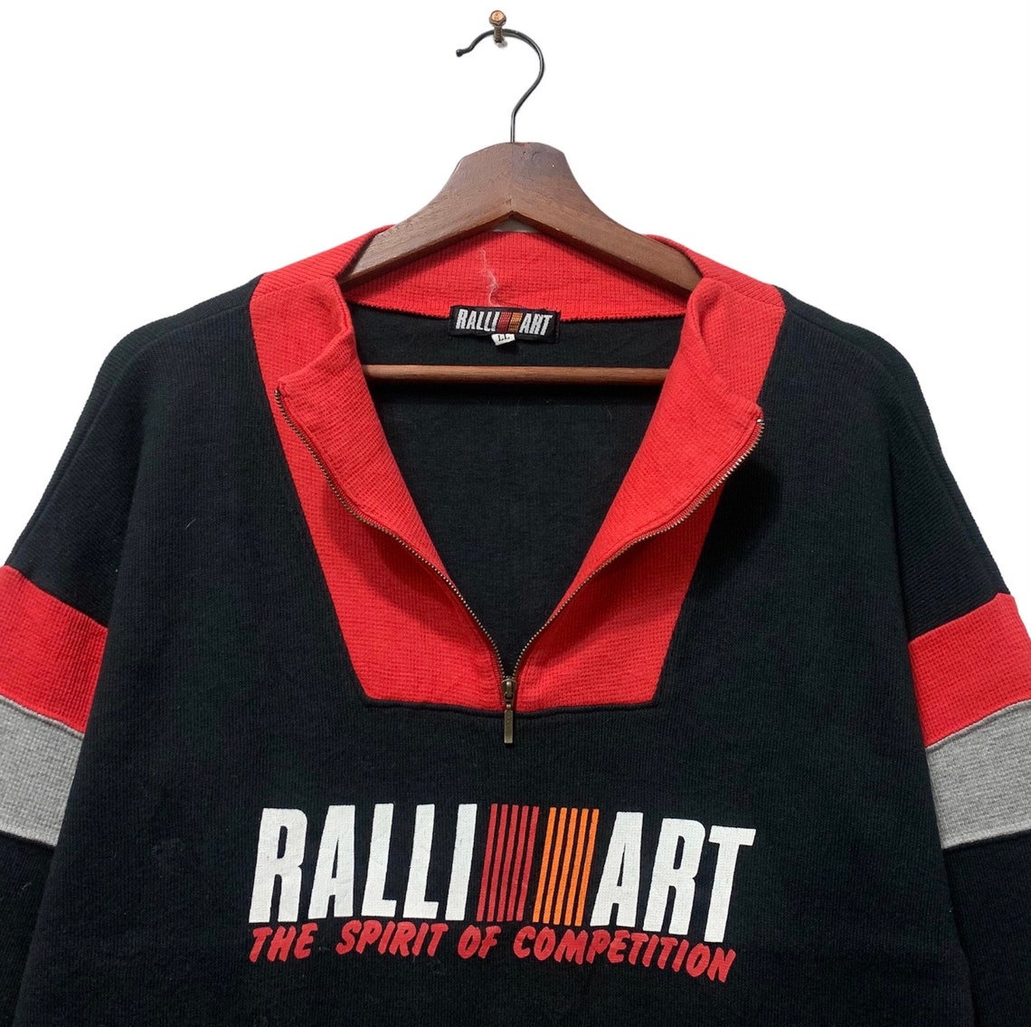 Rare Vintage 1990s Ralliart Mitsubishi Racing Half Zip Long Sleeve ...
