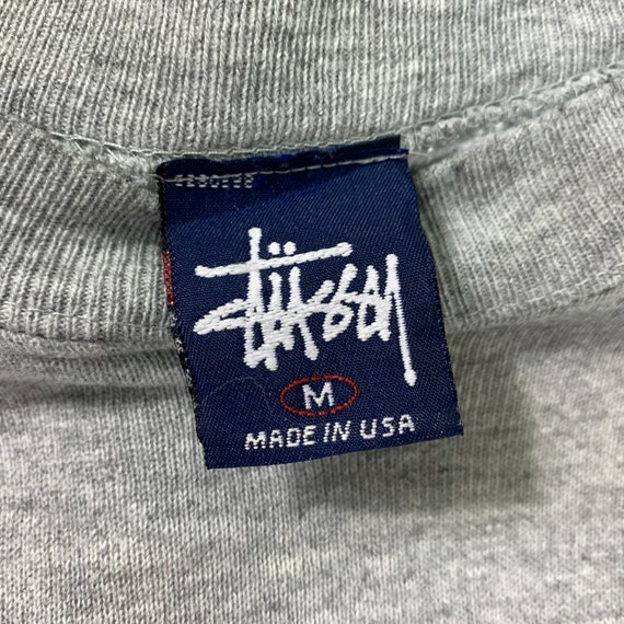 Rare! Vintage 1990s Stussy Skull Crewneck Long Sleeve… - Gem