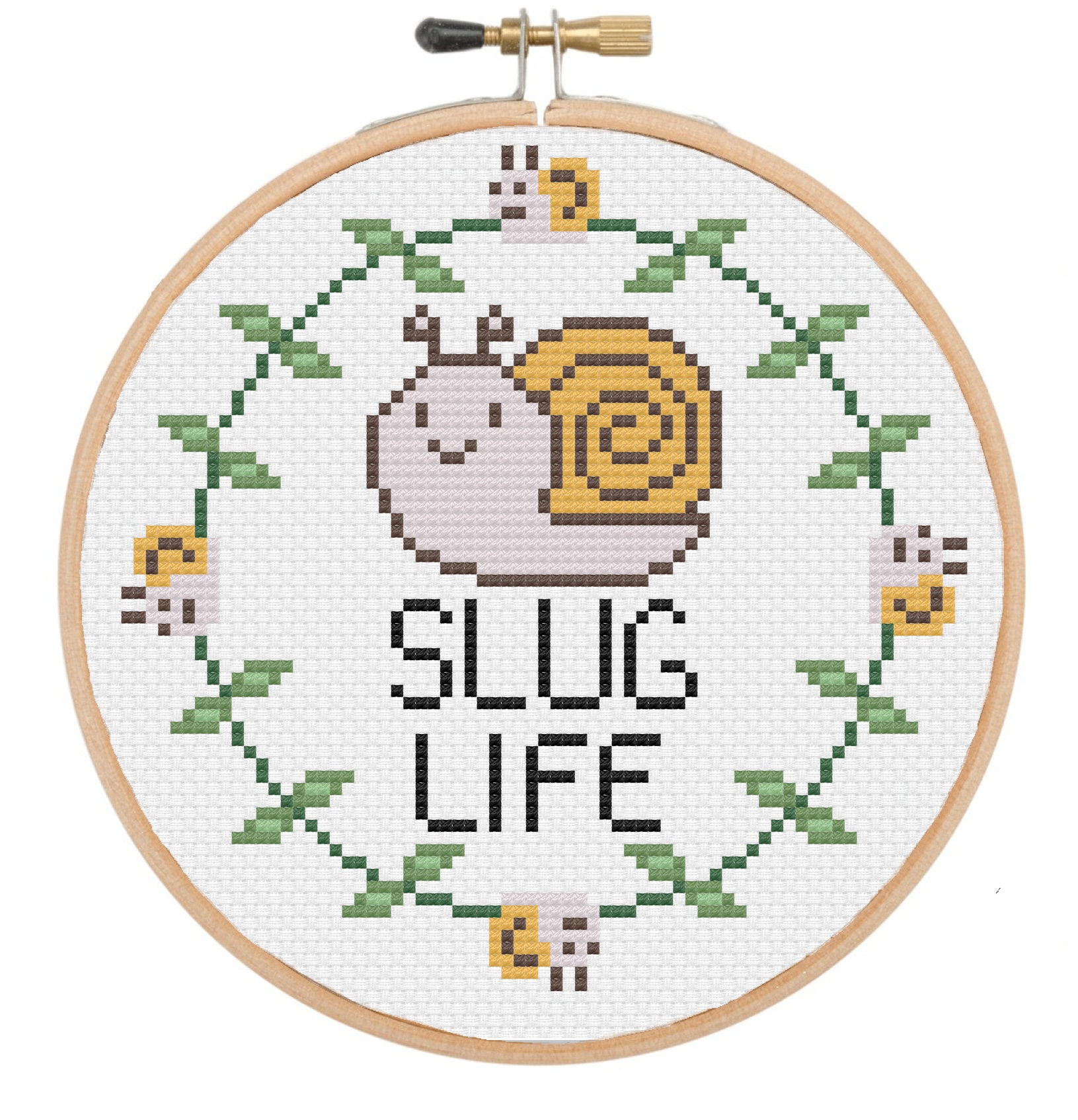 Cross Stitch Pattern - Slug Life - Etsy