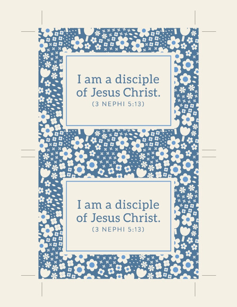 Downloadable I Am a Disciple of Jesus Christ Printable LDS Youth Theme ...