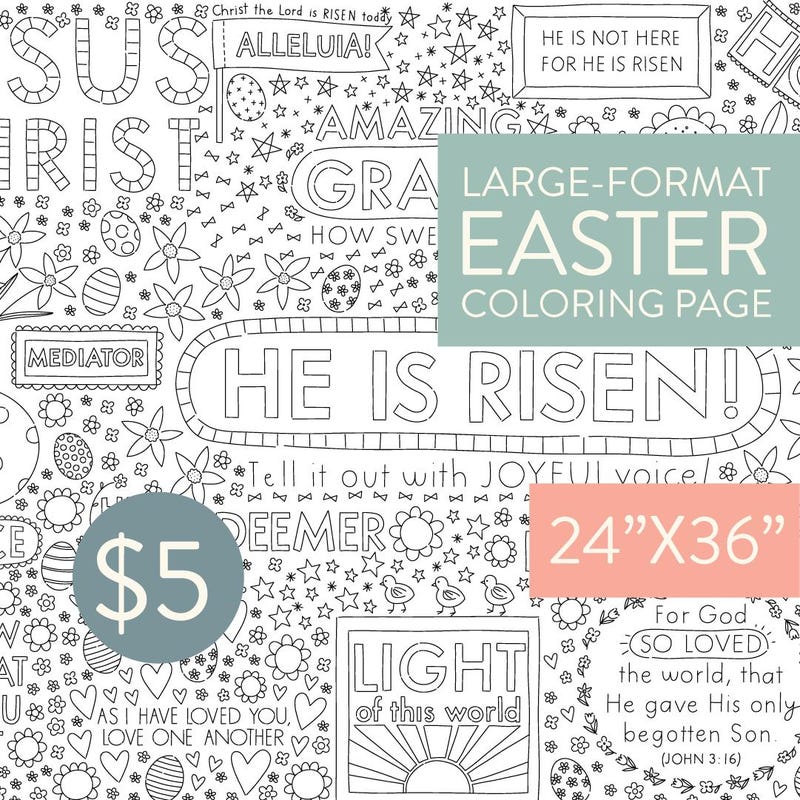 Easter Poster - Etsy
