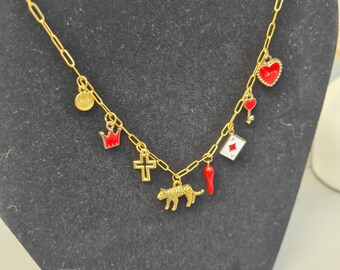 Charm Necklaces - Etsy UK