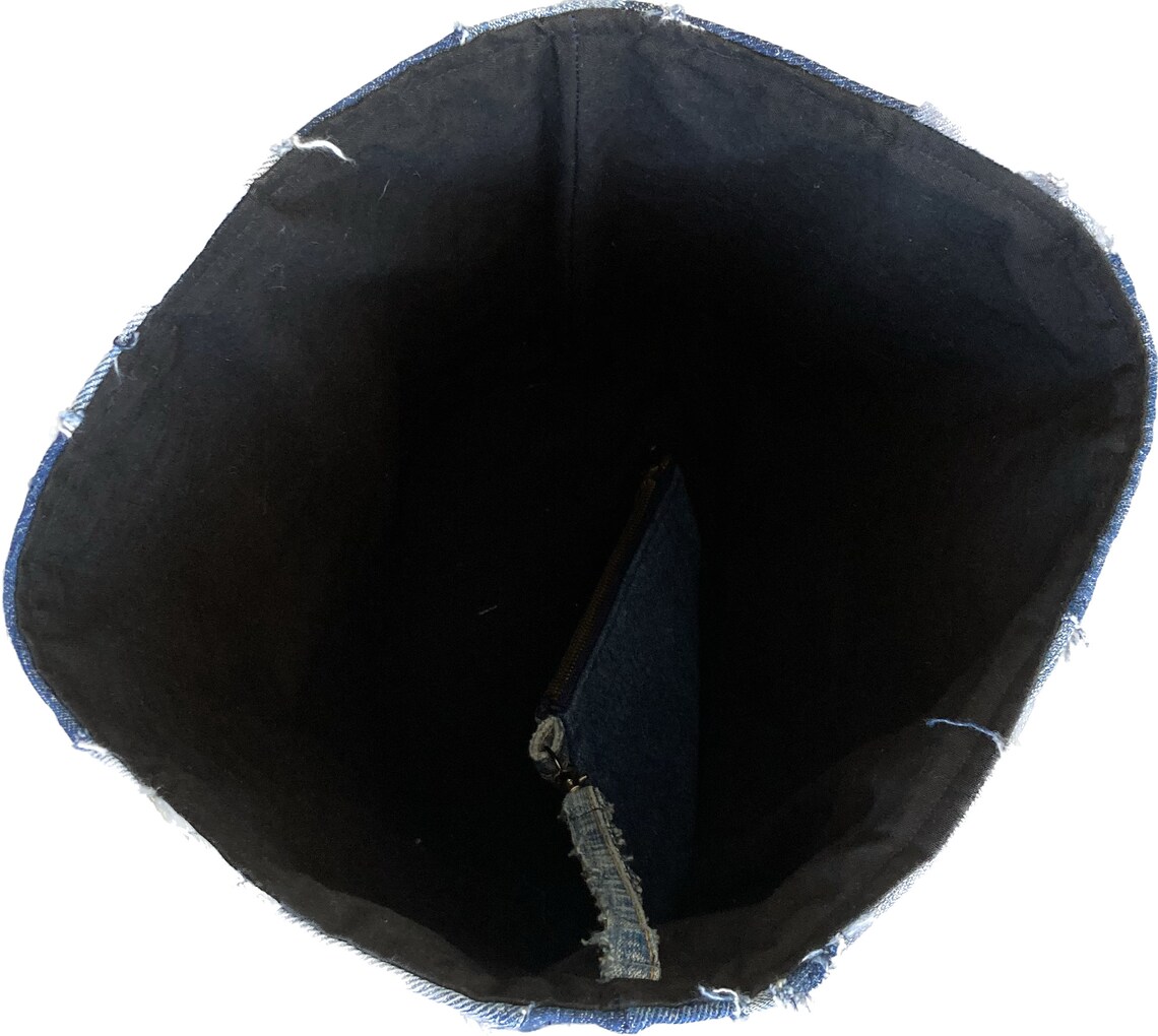 Crazy Quilt Denim Tote Bag. Two in One Bag. Patch Work Tote - Etsy