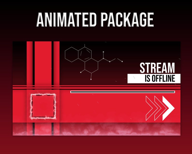 Twitch Overlay Animation Ready to Use red Valorant Minimalist - Etsy