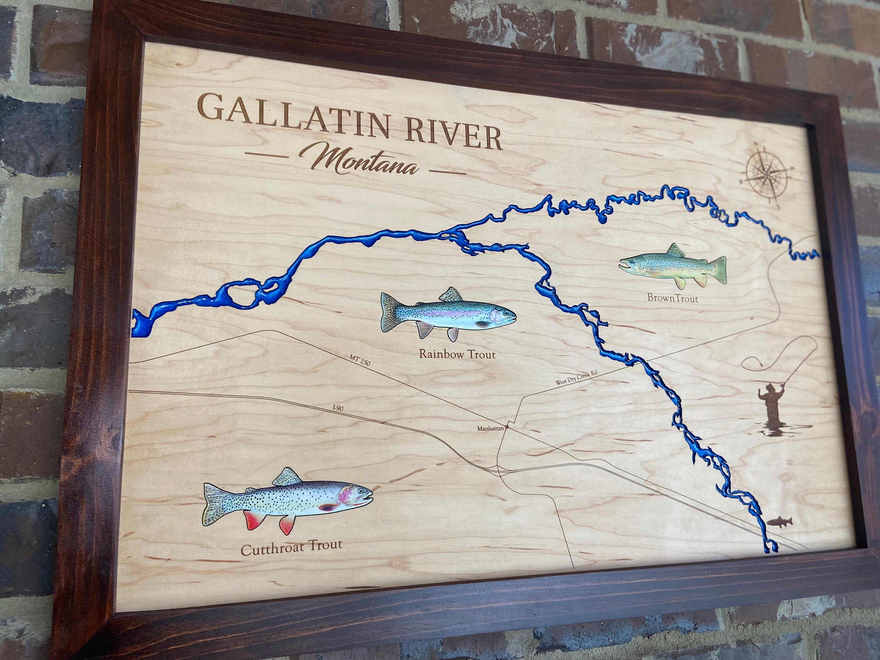 Montana Trout Fishing Map