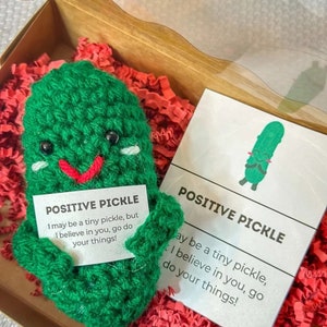 Crochet Emotional Support Pickle Pattern: Christmas Cucumber (PDF ...
