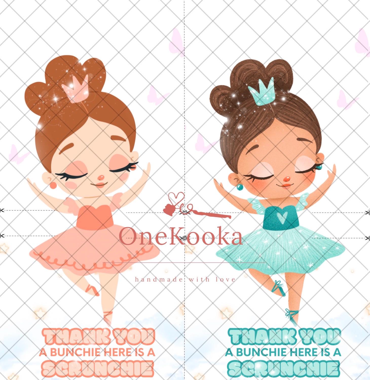 Printable Scrunchie Thank You Cards | Gift Tags (PDF) - Etsy