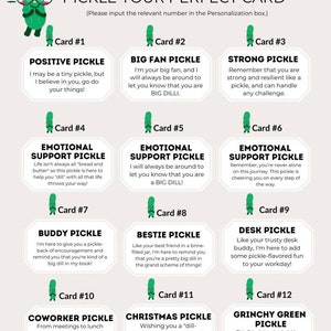 3PCS Emotional Support Pickle, Positive Affirmation Card, Saint Patrick ...