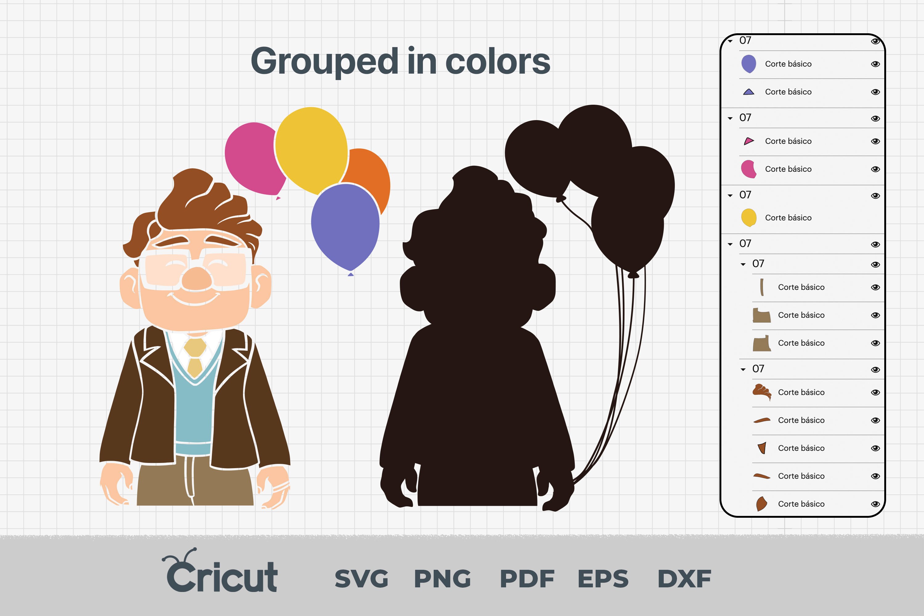 Ellie And Carl Svg Png Up Movie Svg Bundle Valentines Etsy Uk