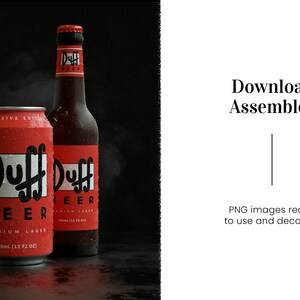 Duff Beer png Duff cerveza Logo Vector SVG/DXF/AI Duff Beer | Etsy