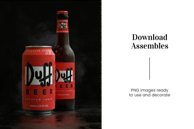 Duff Beer png Duff cerveza Logo Vector SVG/DXF/AI Duff Beer | Etsy