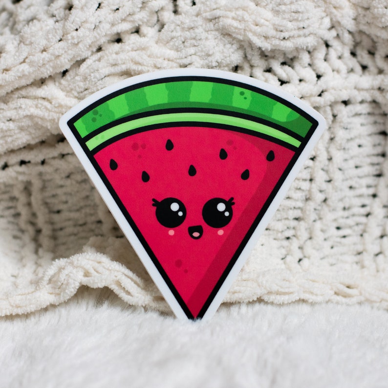 Watermelon Vinyl Sticker VSCO Laptop Cute Stickers Water - Etsy
