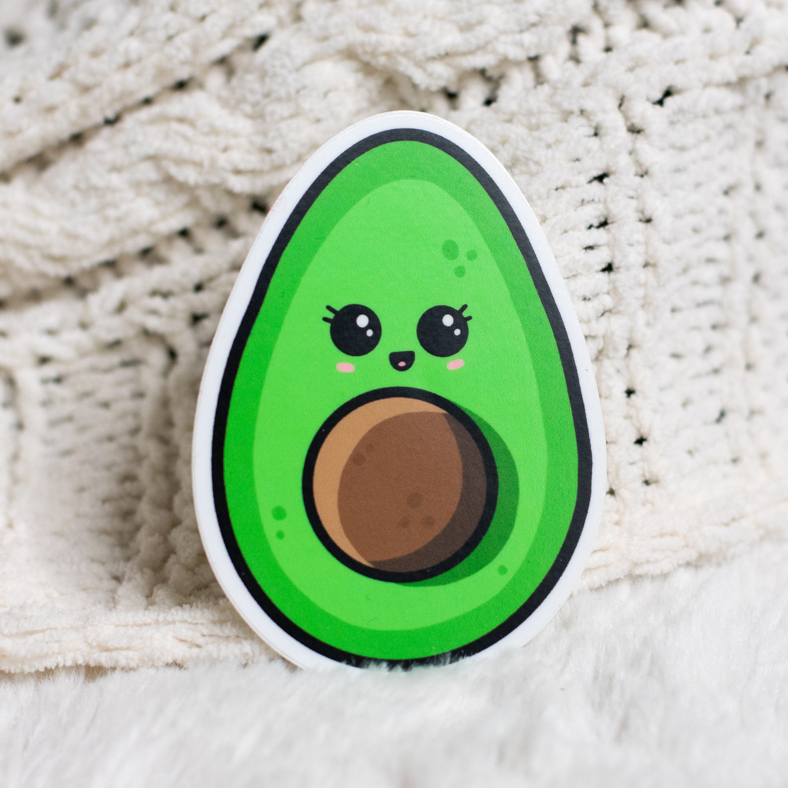 Avocado Vinyl Sticker - VSCO, Laptop, Cute Stickers, Water Bottle ...