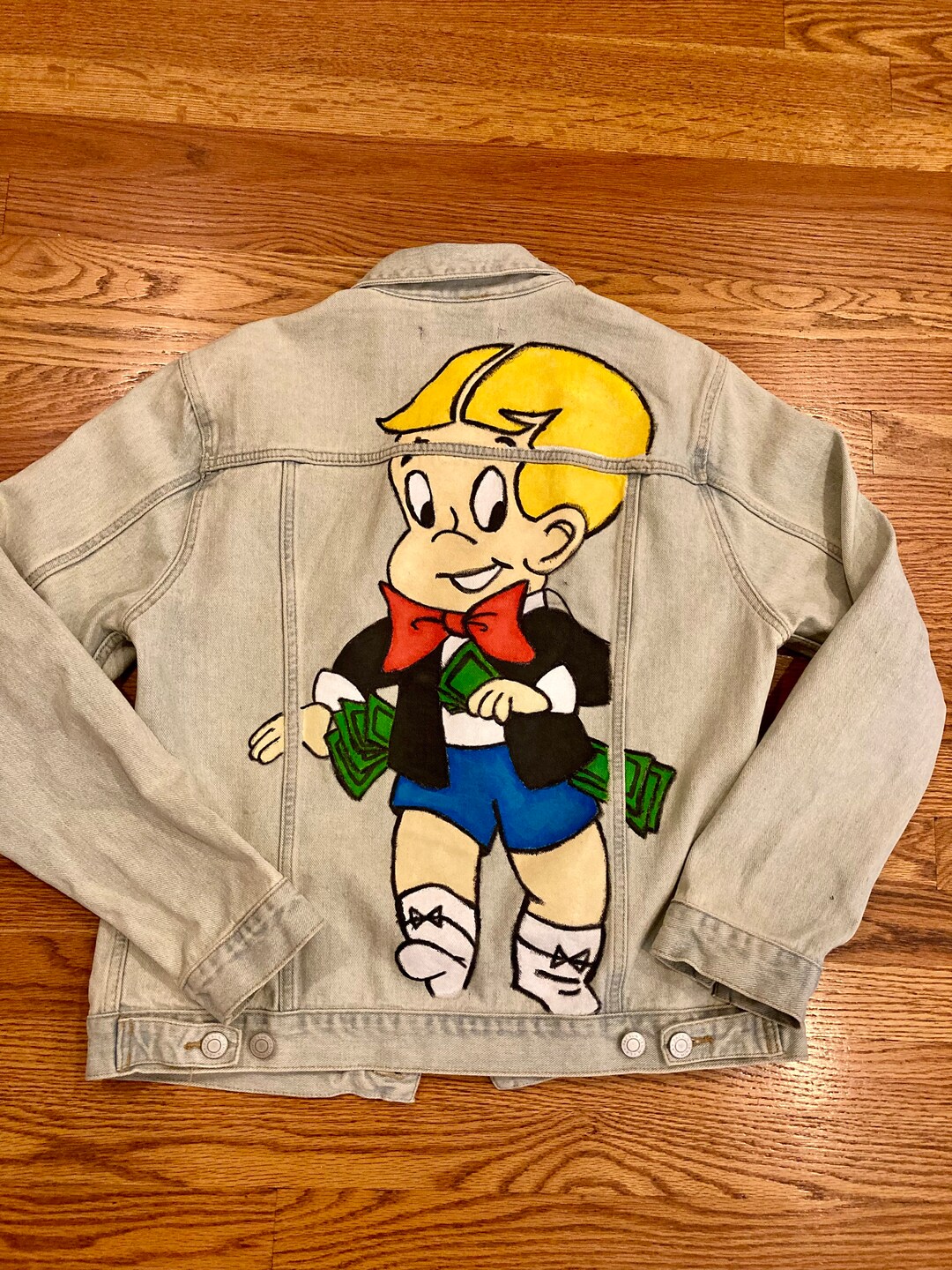 Hand Painted Richie Rich Jacket - Etsy
