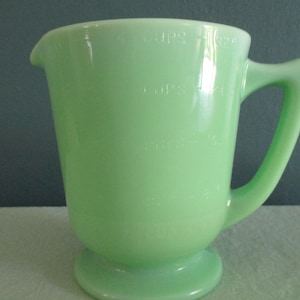 Vintage Mckee Jadeite 1 Quart Measuring Cup (rare-htf) - Etsy