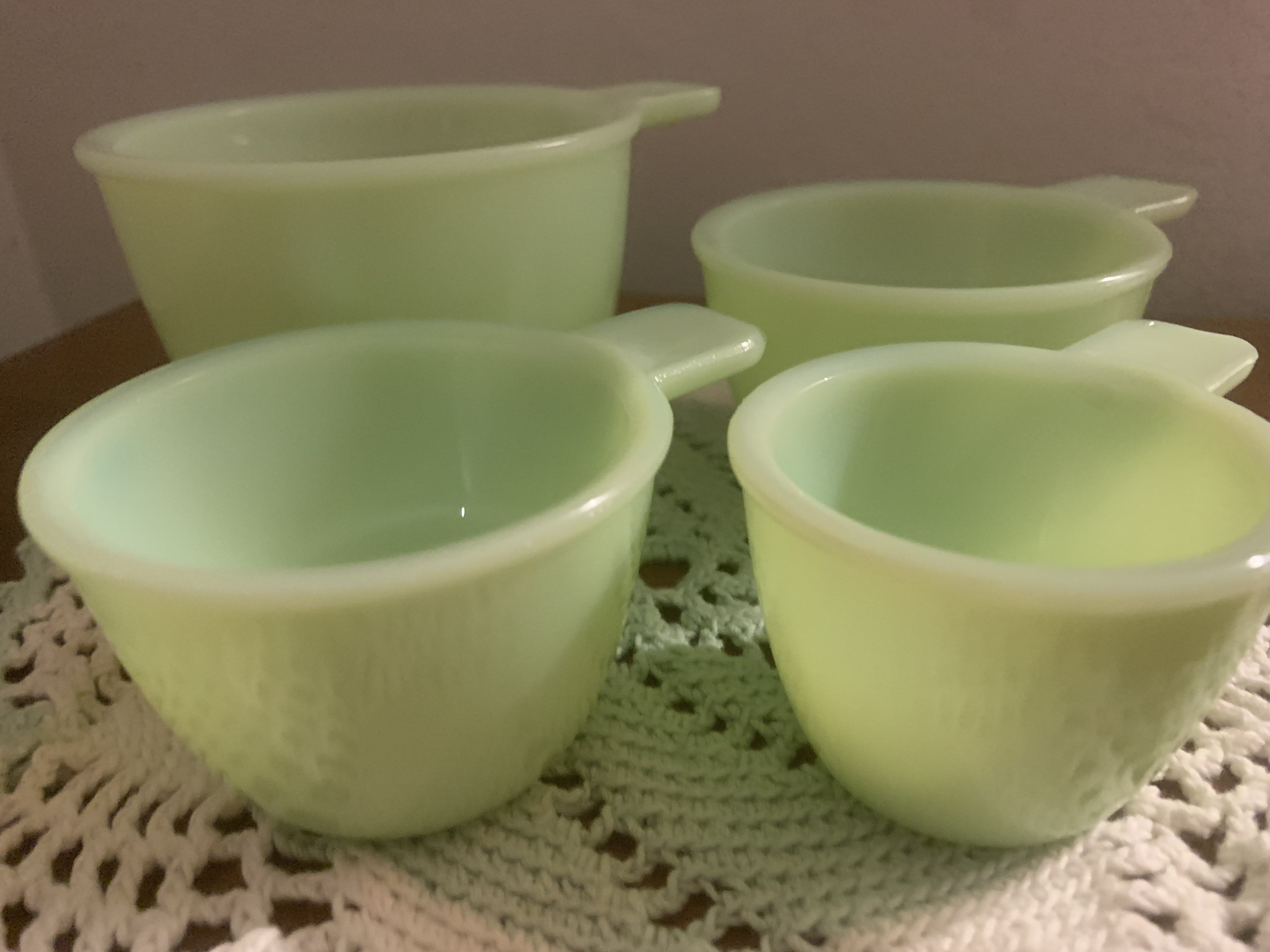 Vintage Jeannette Jadeite Measuring Cups - Etsy